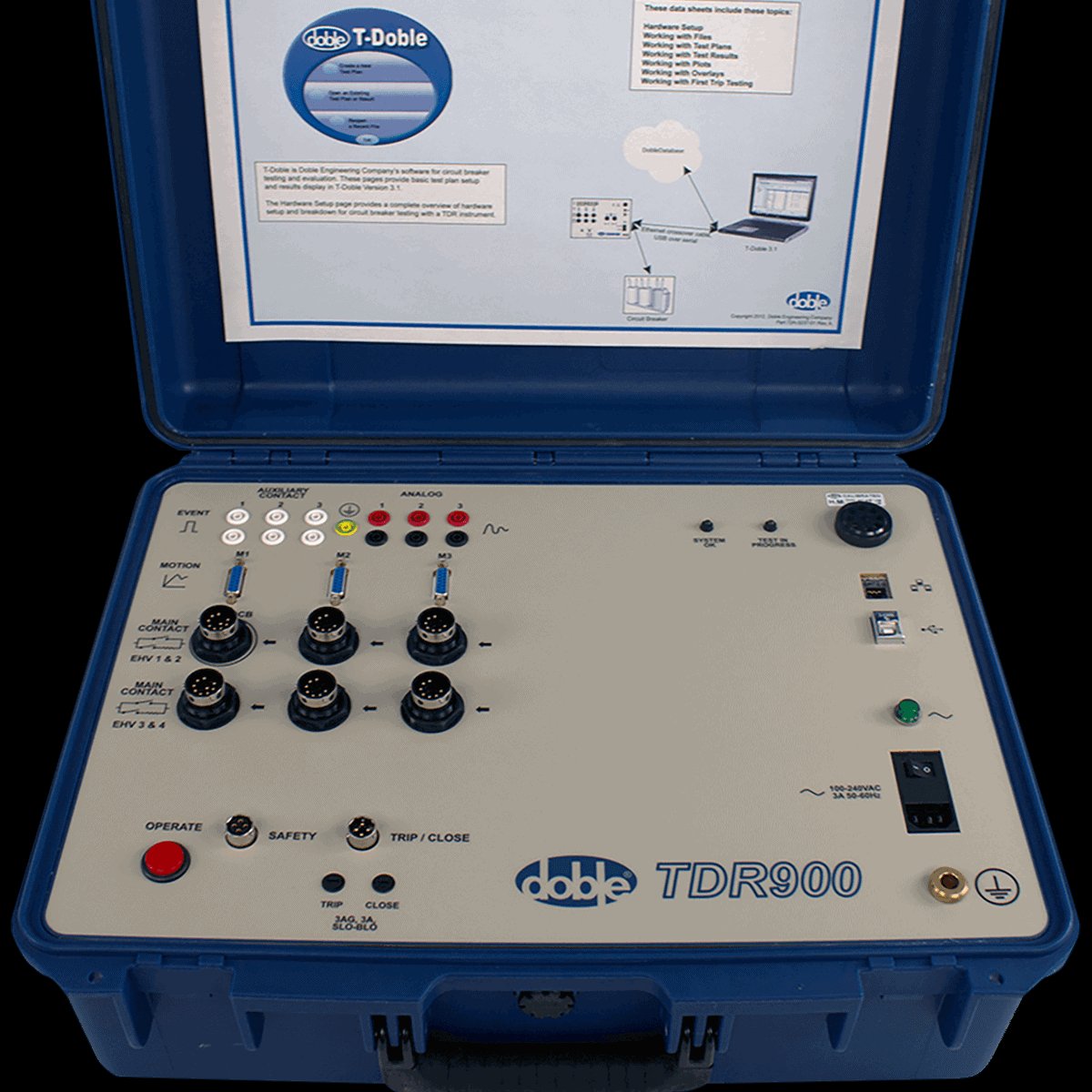 美国DOBLE(道波)TDR900美国DOBLE道波断路器测试仪 - 谷瀑(GOEPE.COM)